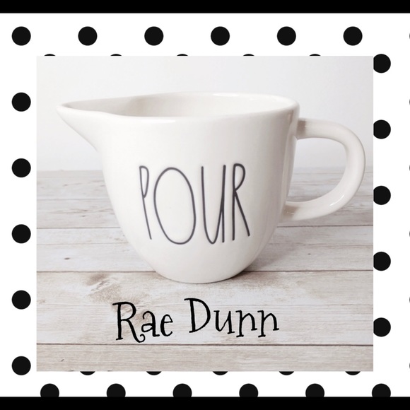 Rae Dunn | Kitchen | Rae Dunn Pour White Ceramic Creamer | Poshmark